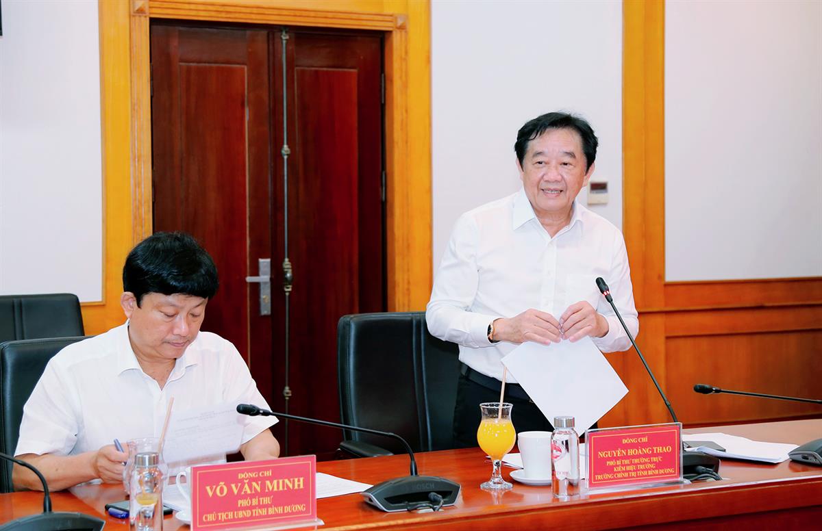 Thống nhất đề nghị công nhận Trường Chính trị tỉnh Bình Dương đạt chuẩn mức 1